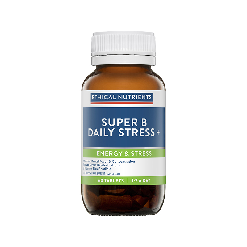 Super B Daily Stress + 60 Tablets | WholeLife