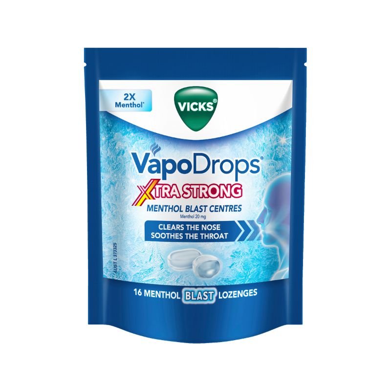 Xtra Strong Menthol Blast 16 Lozenges | WholeLife