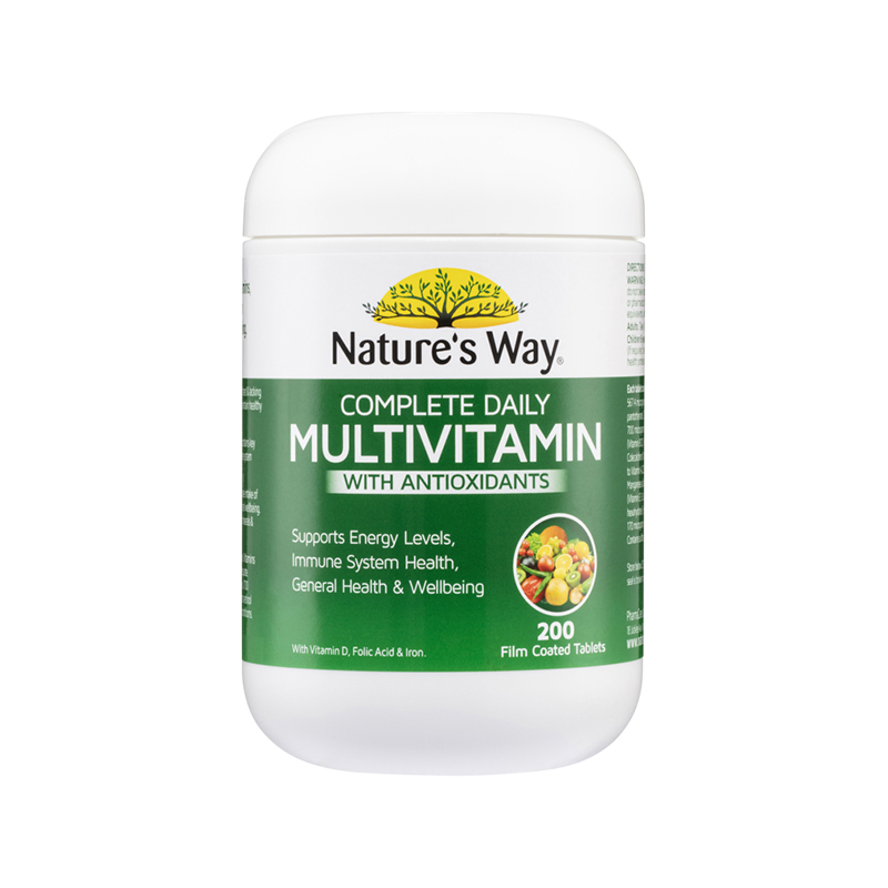 Complete Daily Multivitamin 200 Tablets | WholeLife