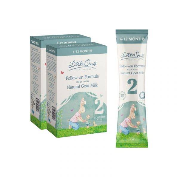 Natural Goat Milk Follow-On Formula Stage 2 6 Sachets | WholeLife