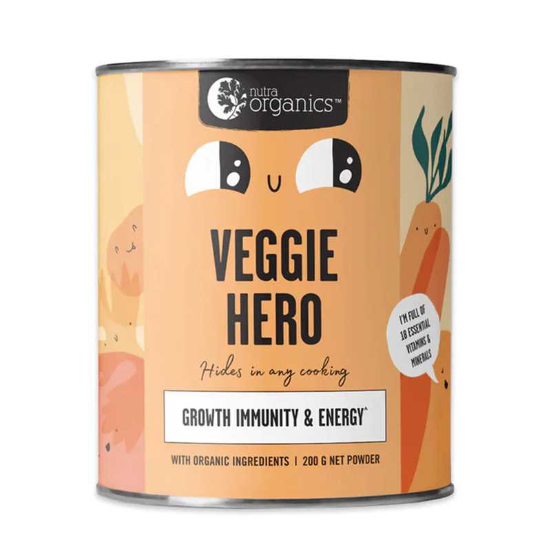 Nutra Organics Veggie Hero 200g | WholeLife