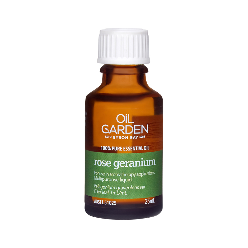 Rose Geranium Essential Oil 25ml | WholeLife