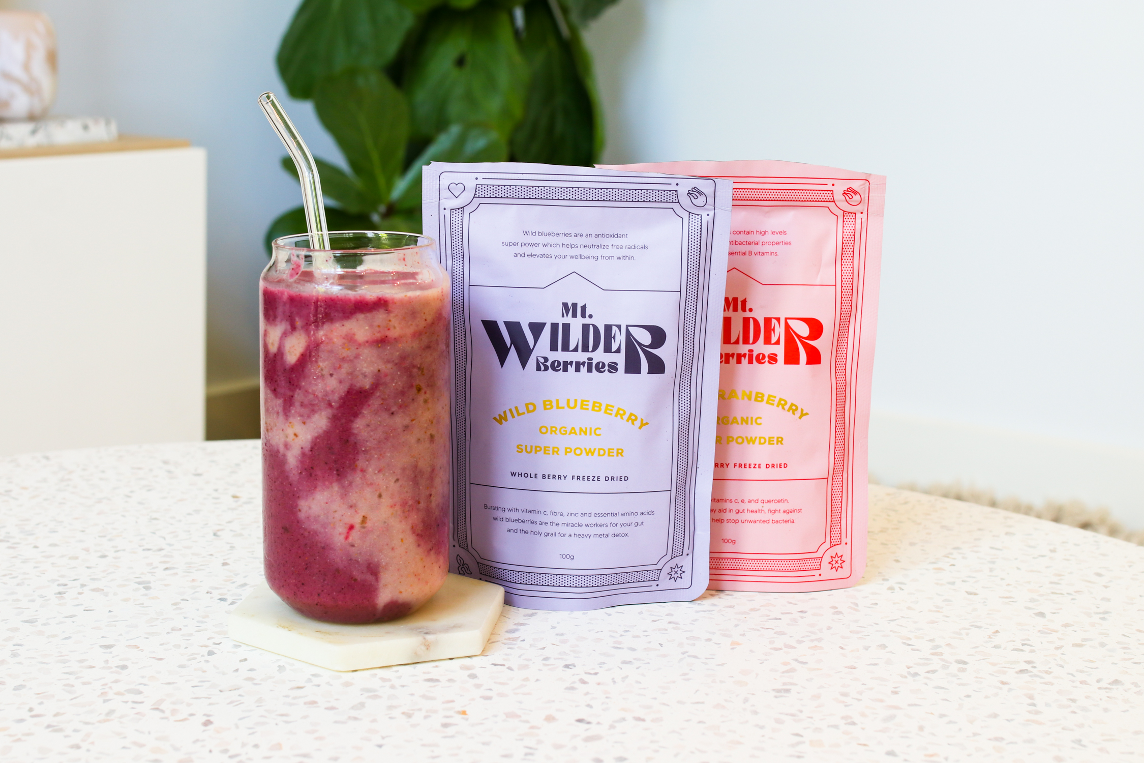 Wild Berry Mermaid Smoothie with Mt. Wilder Berries | WholeLife
