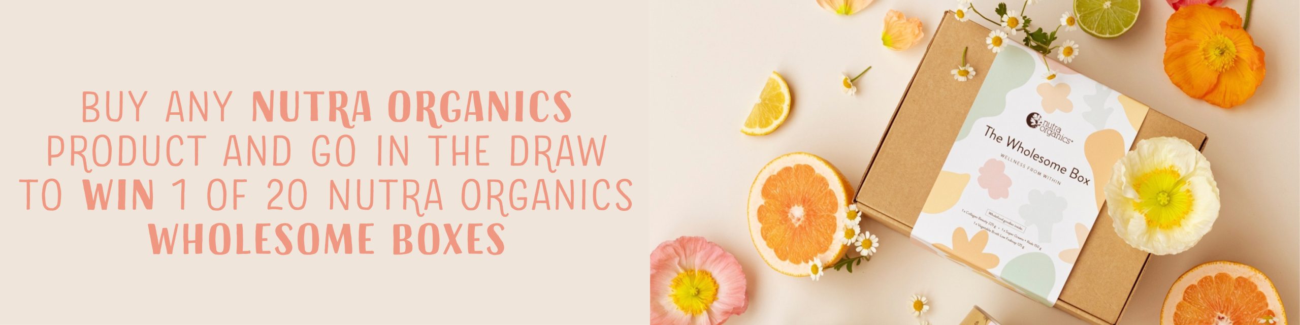 Buy any Nutra Organics Product and go in the draw to Win 1 of 20 Nutra ...