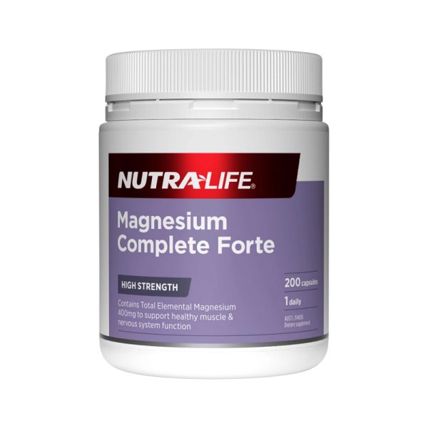 Magnesium Complete Forte 200 Capsules | WholeLife