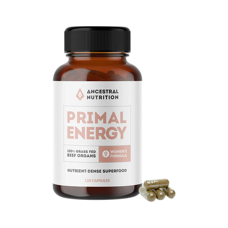 Primal Energy Beef Organs Women's Formula 120 Capsules | WholeLife
