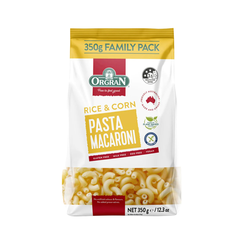 Rice & Corn Macaroni Paste Family Pack 350g | WholeLife