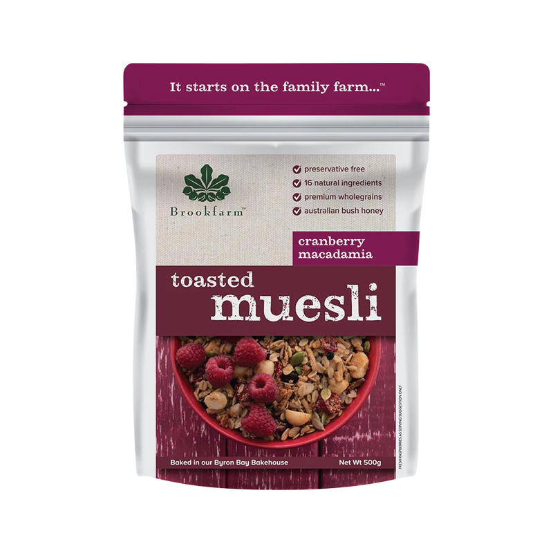 Toasted Muesli Cranberry & Macadamia 500g | WholeLife