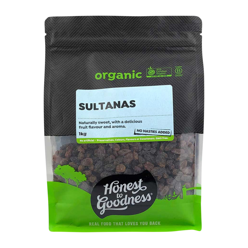 Organic Sultanas 1kg | WholeLife