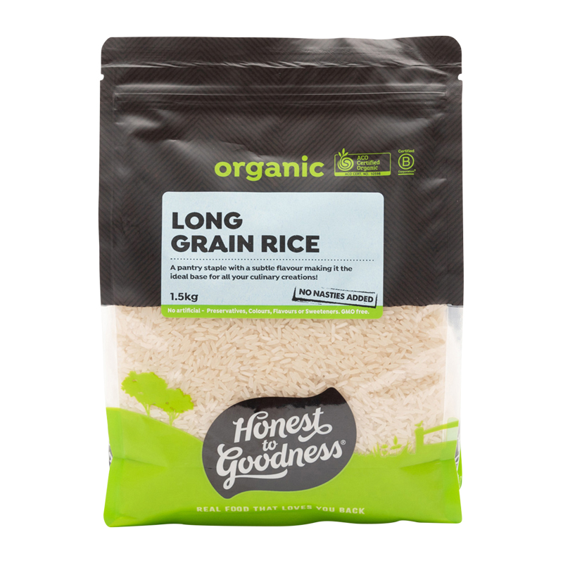 Organic White Long Grain Rice 1.5kg | WholeLife