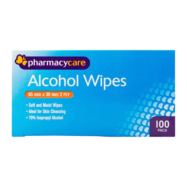 Alcohol Wipes 100 Pack | WholeLife