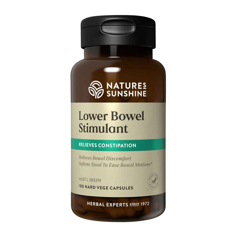 Lower Bowel Stimulant 100 Capsules | WholeLife