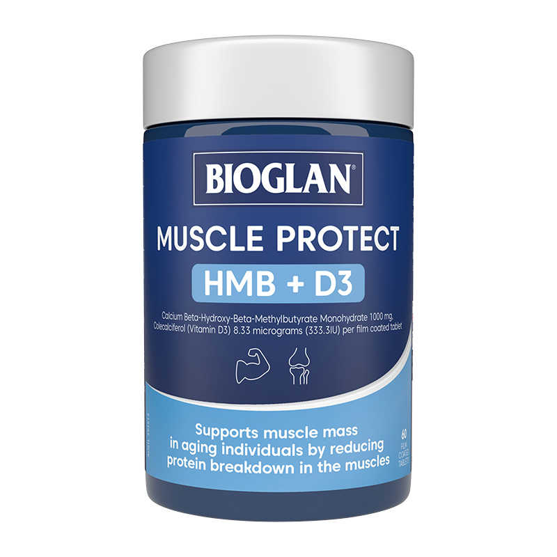 Muscle Protect HMB + D3 60 Tablets | WholeLife