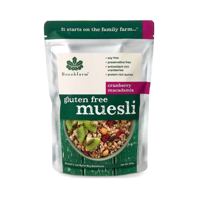 Gluten Free Muesli Cranberry Macadamia 350g | WholeLife