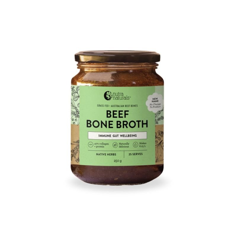 Beef Bone Broth Concentrate Native Herbs 250g | WholeLife