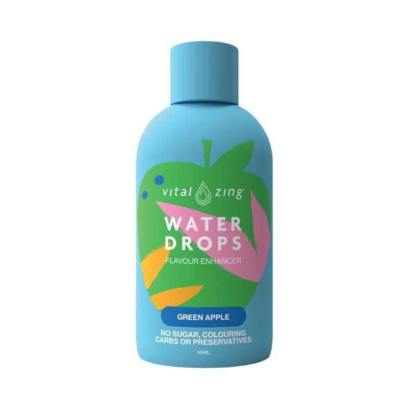Water Drops Green Apple 45ml | WholeLife