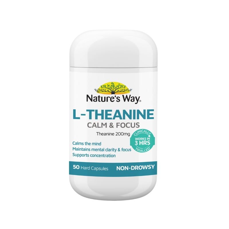 L-Theanine Calm & Focus 50 Capsules | WholeLife