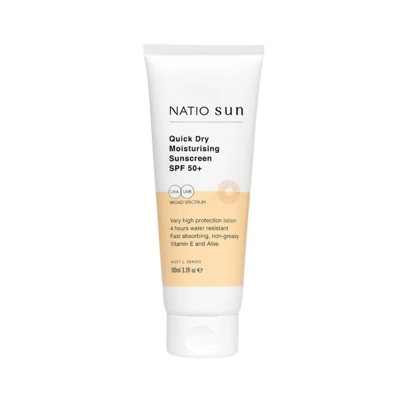 Quick Dry Moisturising Sunscreen SPF50+ 100ml | WholeLife