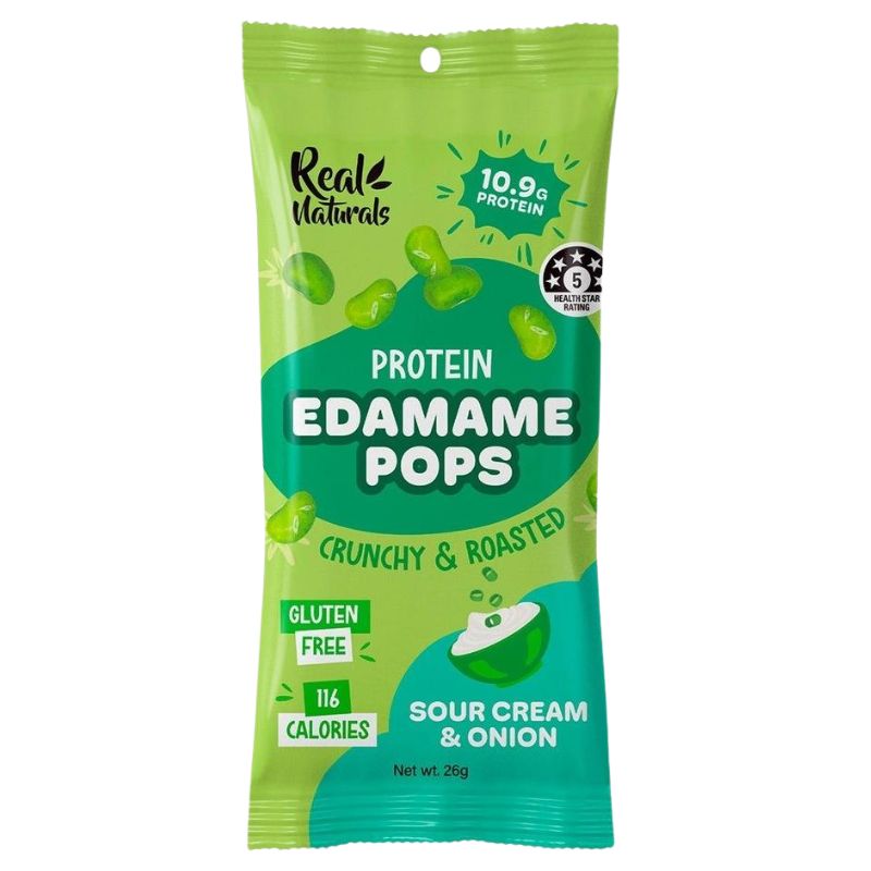 Protein Edamame Pops Sour Cream 26G | WholeLife